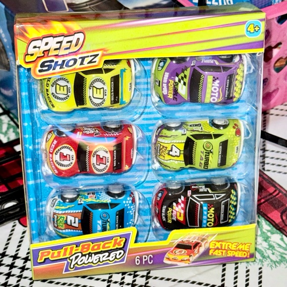 speed shotz | Toys | Pullback 6pk Powered Toy Cars Set New | Poshmark